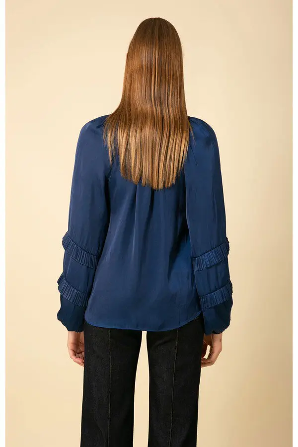 Hale Bob Demi Solid Top - Navy