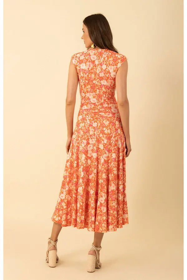 Hale Bob Brynn Shirred Jersey Dress