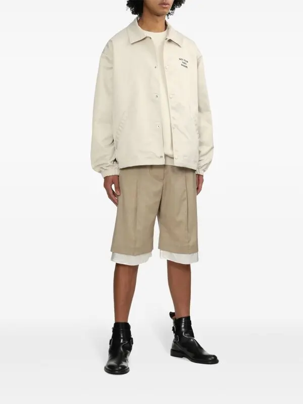Drole De Monsieur Buttoned Jacket - Neutrals