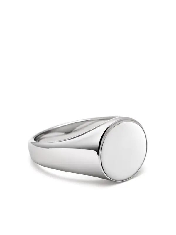 NIALAYA JEWELRY Sterling Signet Ring - Silver