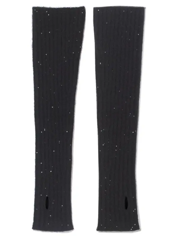 Cashmere In Love Sequined Snoods - Black