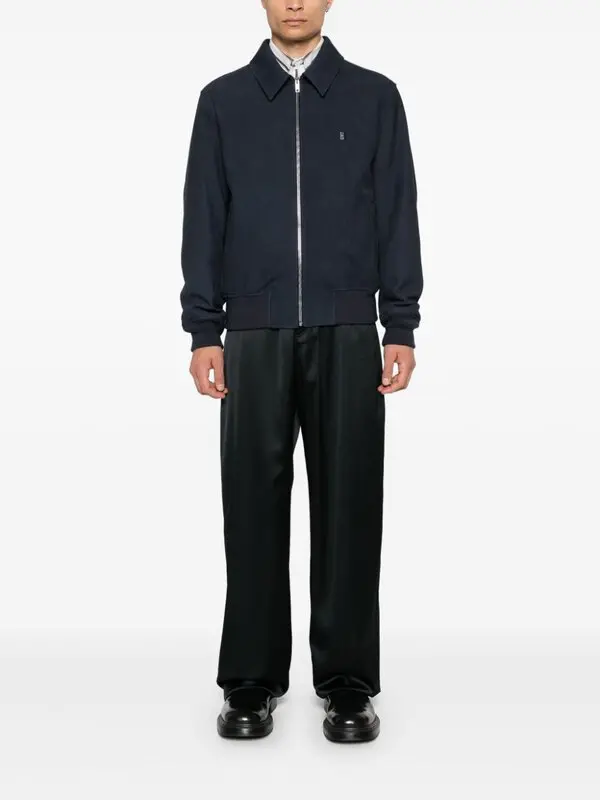 Givenchy 4g Bomber Jacket - Blue