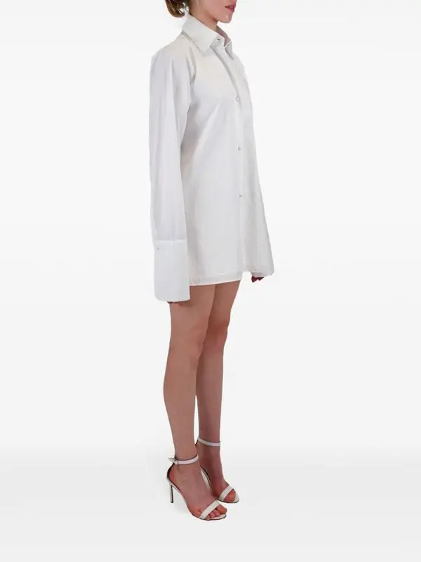 Azeeza Kareena Mini Shirt Dress - White