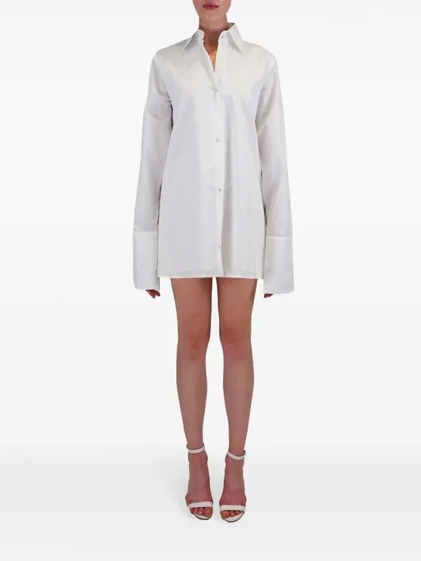 Azeeza Kareena Mini Shirt Dress - White