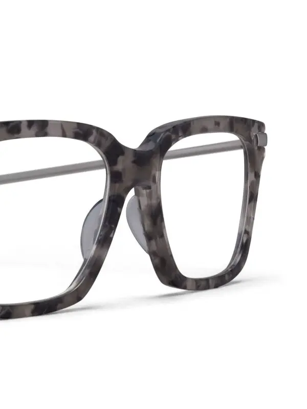Thom Browne Rectangular Frame Glasses - Grey