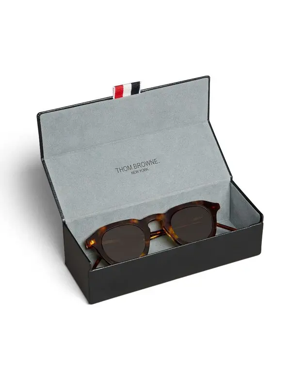 Thom Browne Tortoiseshell Square-frame Sunglasses