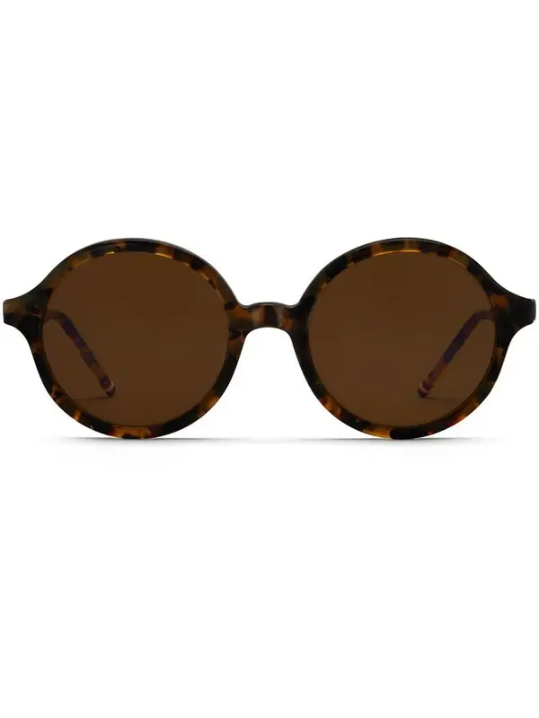 Thom Browne Tortoiseshell Round-frame Sunglasses