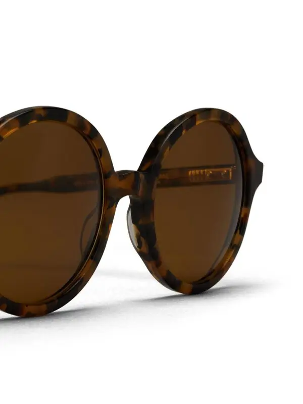 Thom Browne Tortoiseshell Round-frame Sunglasses