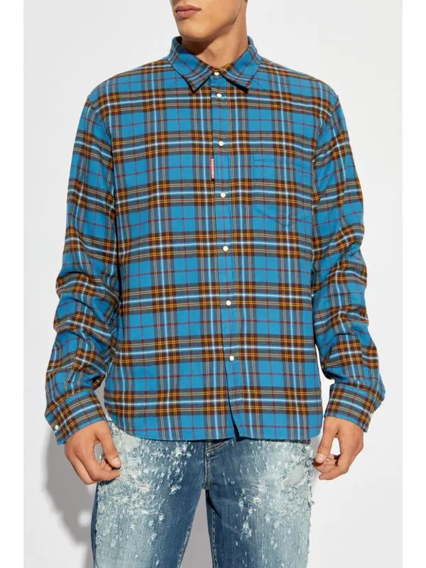 Dsquared2 Checked Cotton Shirt