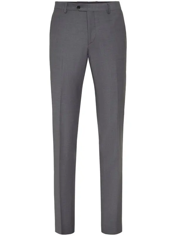Philipp Plein Straight-leg Wool-blend Trousers