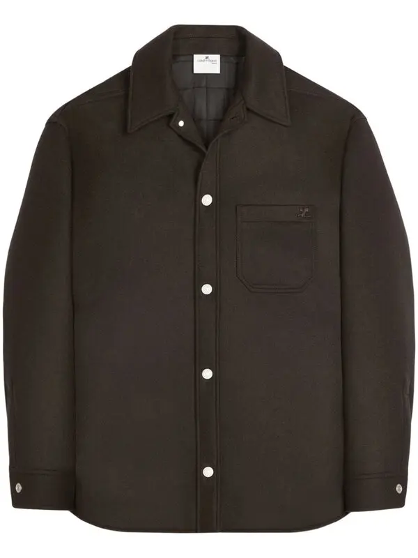 COURREGES Wool Blend Overshirt