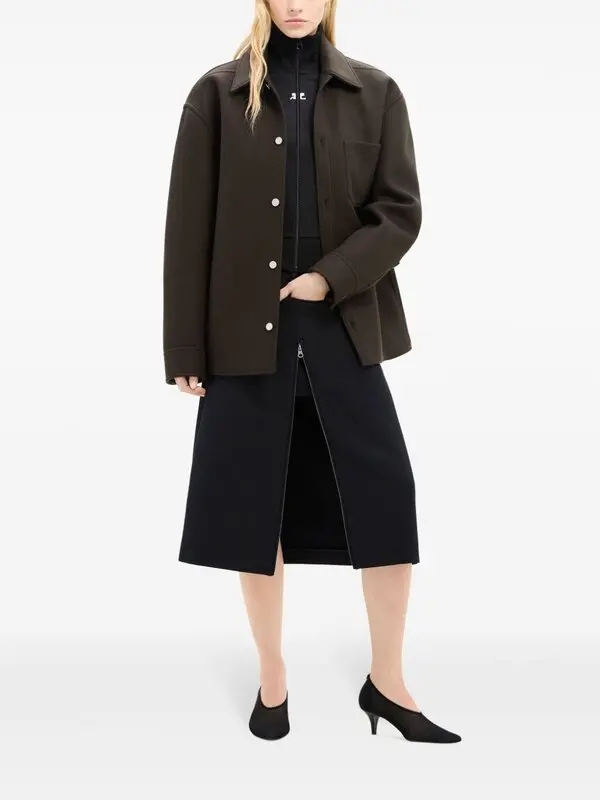 COURREGES Wool Blend Overshirt