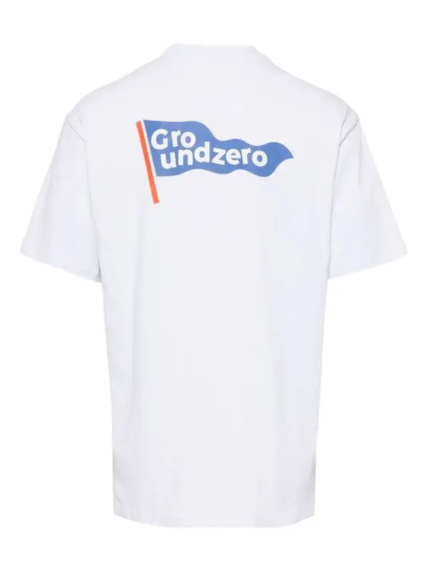 GROUND ZERO Logo-print Cotton T-shirt