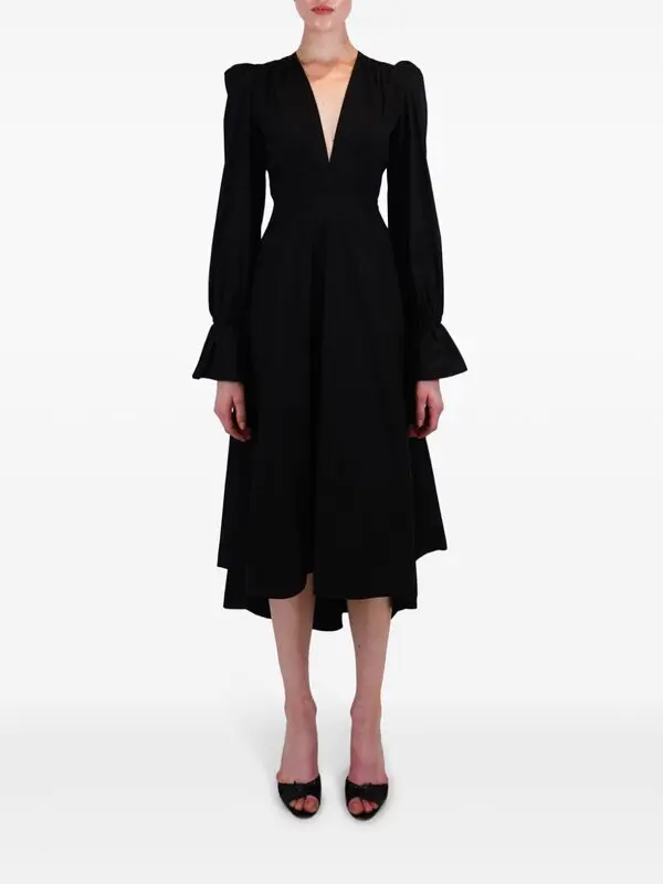 beige tube midi dress Petal and Pup Women's Cammie Long Sleeve Midi Dress