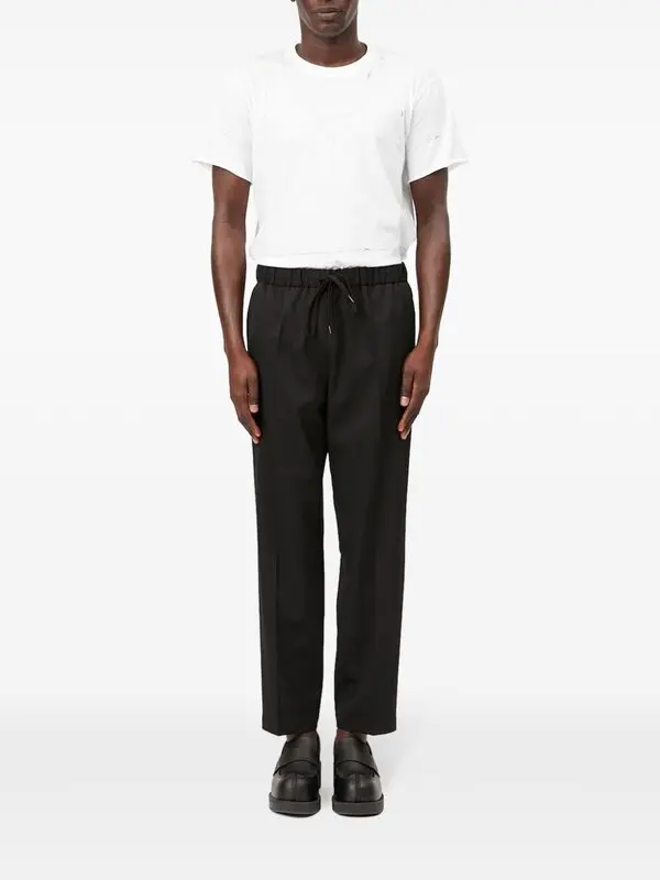 MAISON MARGIELA Drawstring Cropped Trousers