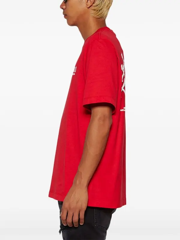 Amiri Graphic-print Cotton T-shirt - Red