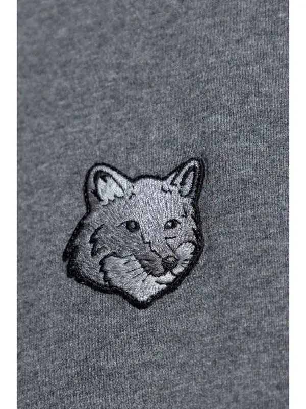 Maison Kitsuné Bold Fox Head Oversized Hoodie - Grey