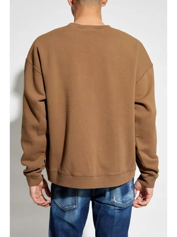 Dsquared2 Graphic Print Sweatshirt In Brown - 48% Off | Editorialist
