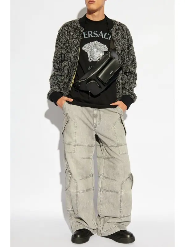 Versace Wide-leg Cargo Jeans