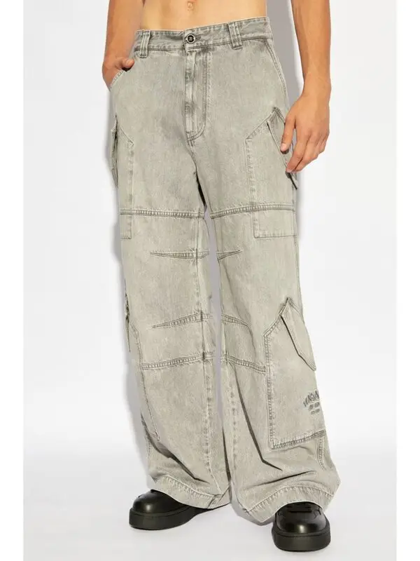 Versace Wide-leg Cargo Jeans