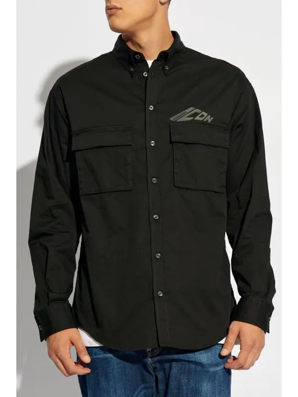 Dsquared2 Iconic Logo-print Shirt