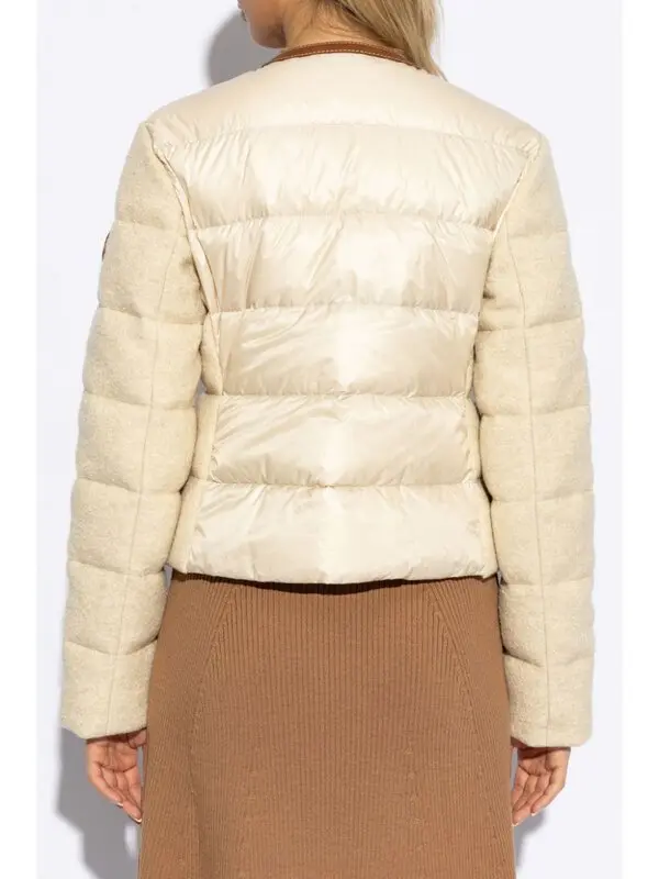 Moncler Panelled Padded Jacket - Neutrals