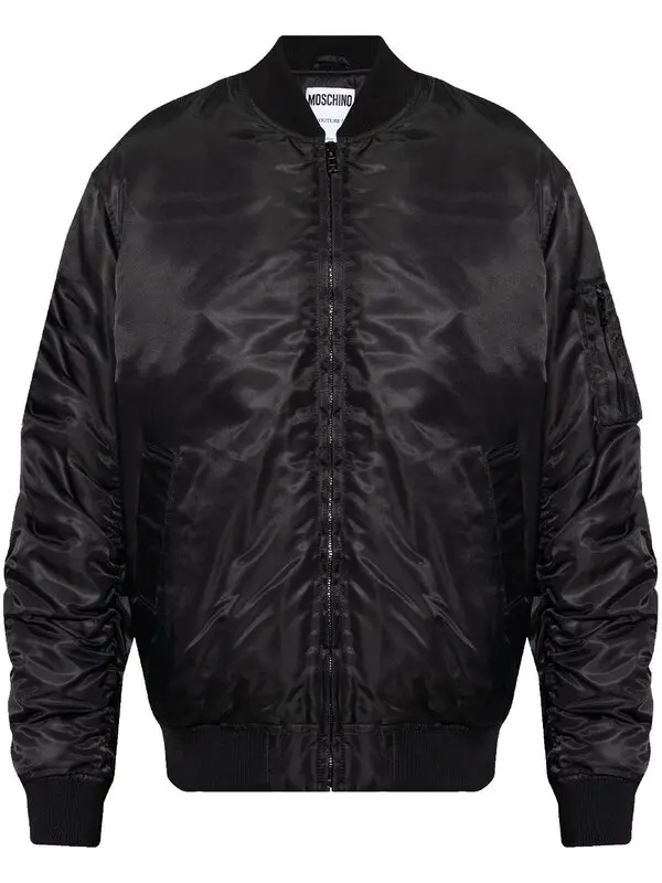 Moschino Zip-up Padded Bomber Jacket