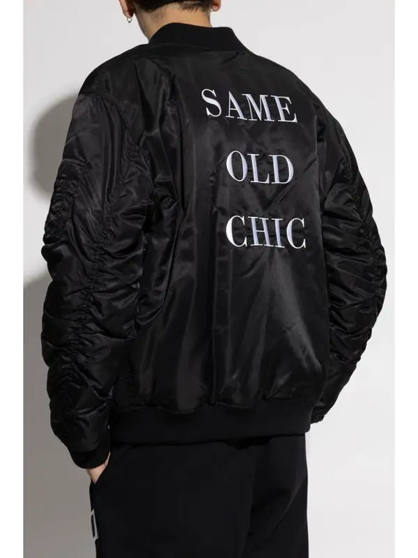 Moschino Zip-up Padded Bomber Jacket