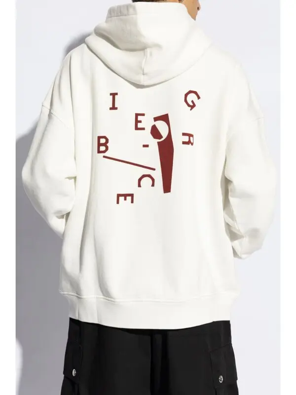 Iceberg Logo-print Cotton Hoodie