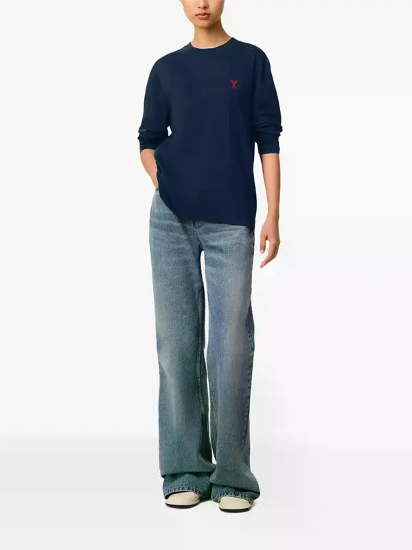 Ami De Coeur Long Sleeve T-shirt - Blue