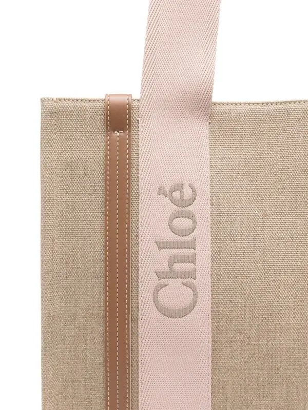 Chloé Woody Tote - Neutrals