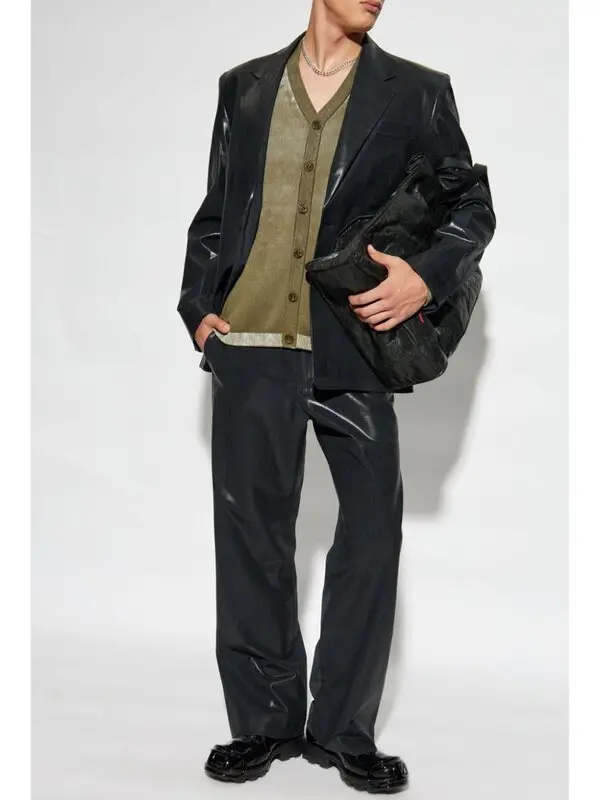DIESEL® V-neck Cardigan - Green