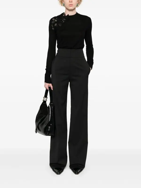 Hugo High-waisted Flared-leg Trousers