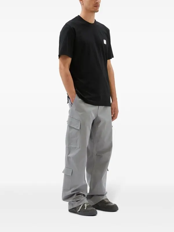 MSGM Logo-appliqué Cotton T-shirt