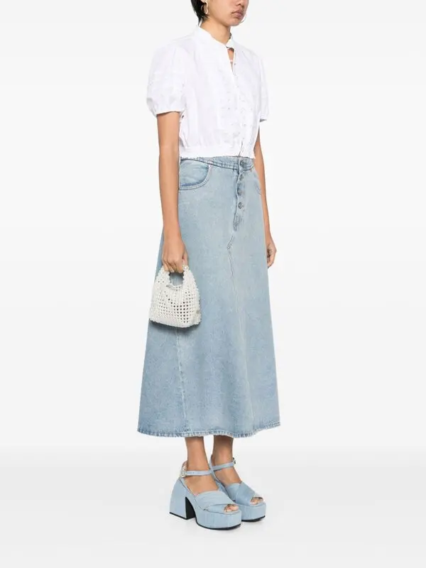 0711 TBILISI Mini Jodie Tote Bag - White