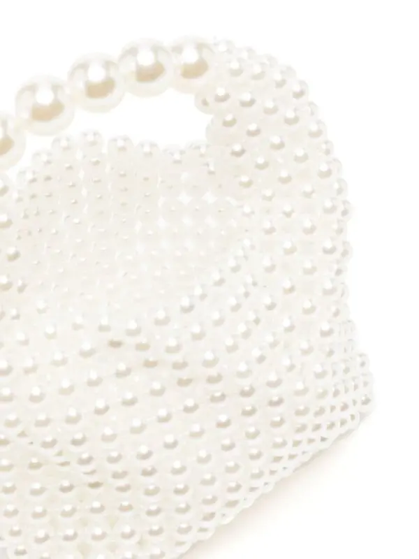 0711 TBILISI Mini Jodie Tote Bag - White