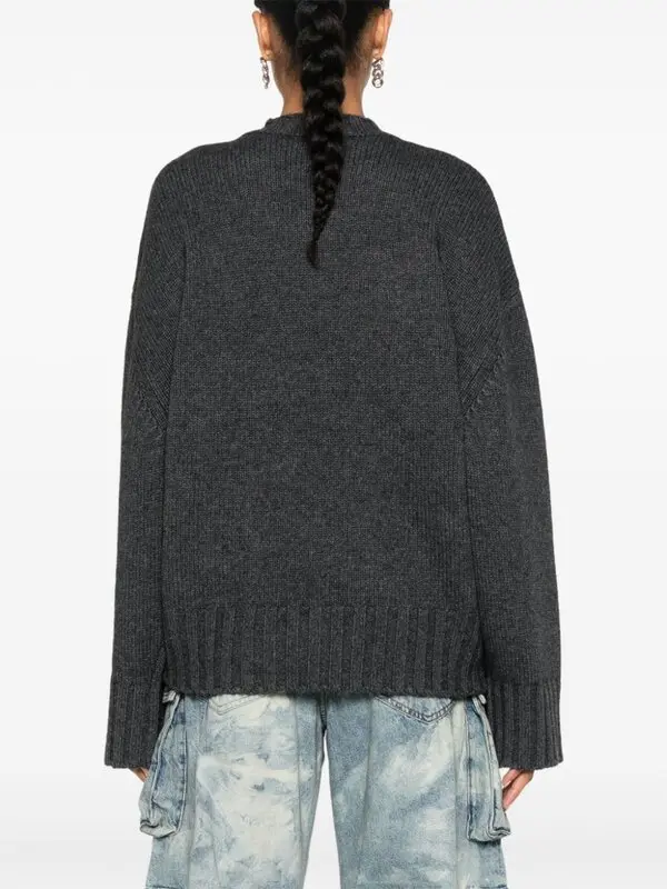 Attico Ribbed-knit Sweater