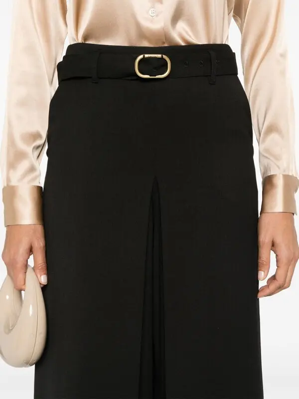 TWINSET Belted Wide Leg Trousers