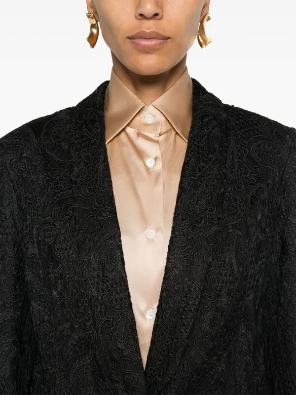 TWINSET Guipure Lace Blazer