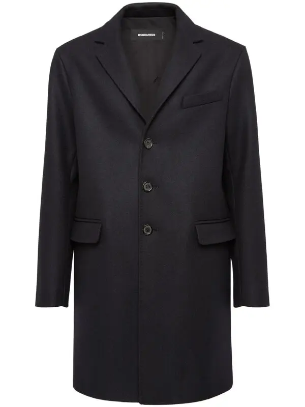 Dsquared2 Single-breasted Mid-length Coat