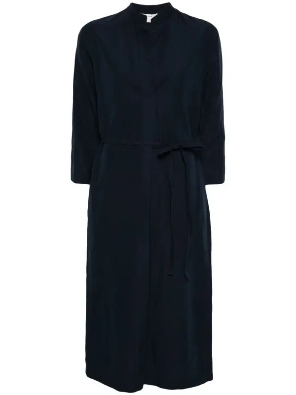 Vince Band-collar Midi Dress