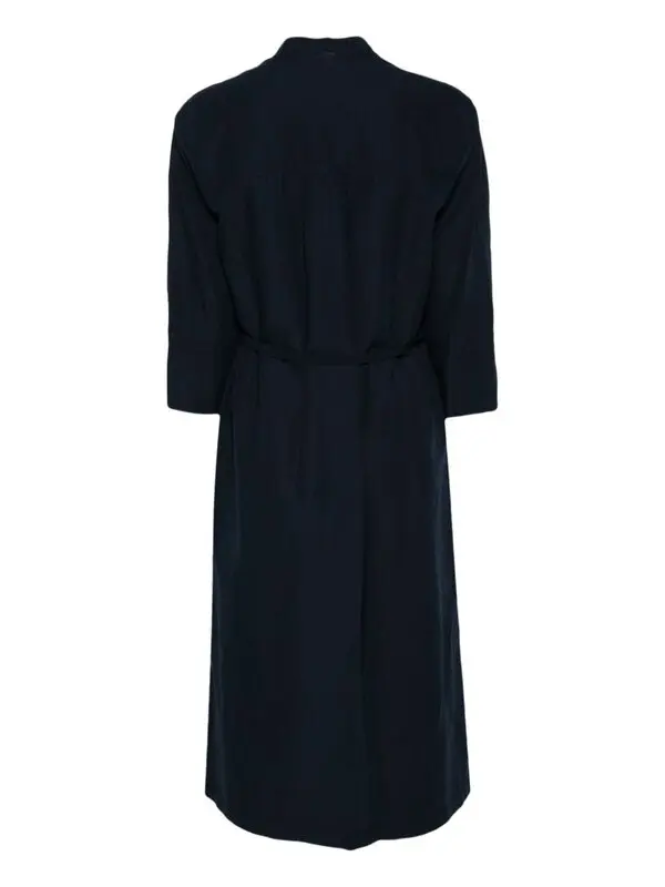 Vince Band-collar Midi Dress