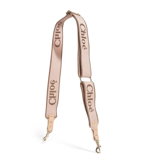 Chloé Logo-embroidered Bag Strap