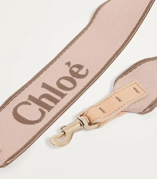 Chloé Logo-embroidered Bag Strap