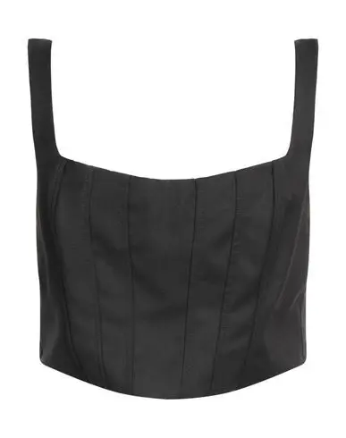 Pinko Top In Polyester, Viscose, And Elastane - Black