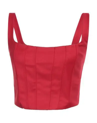 Pinko Top In Polyester, Viscose, And Elastane - Red