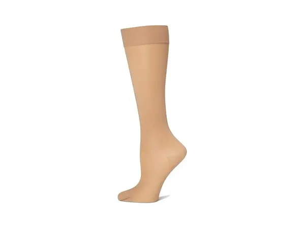 Wolford Pure Energy 30 Leg Vitalizer Knee-high Socks - Khaki