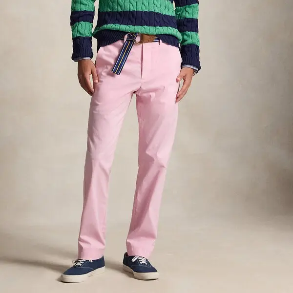 Ralph Lauren Slim Fit Performance Chino Pant - Carmel Pink