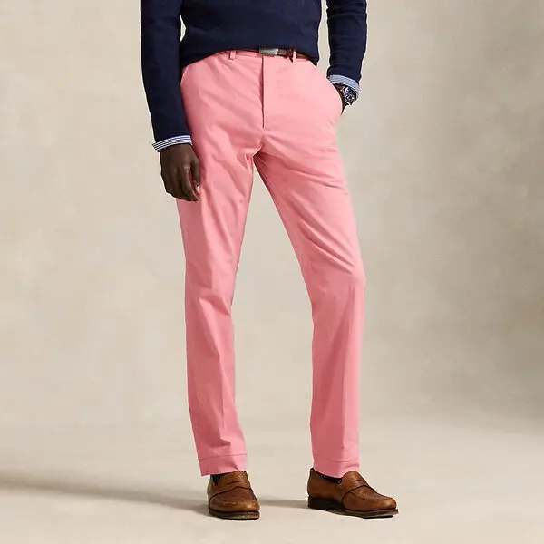 Ralph Lauren Slim Fit Performance Chino Pant - Desert Rose