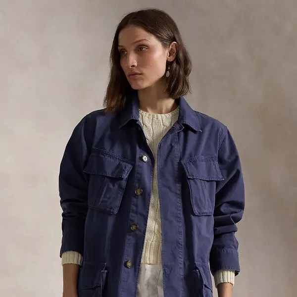Ralph Lauren Cotton Canvas Utility Jacket